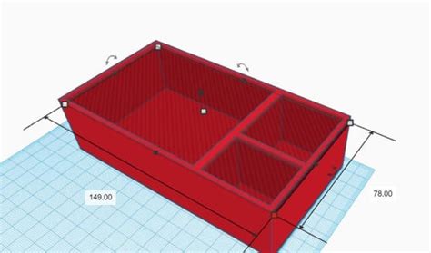 How To Make A Sliding Lid Compartment Box In Tinkercad 13 Steps With Pictures Instructables