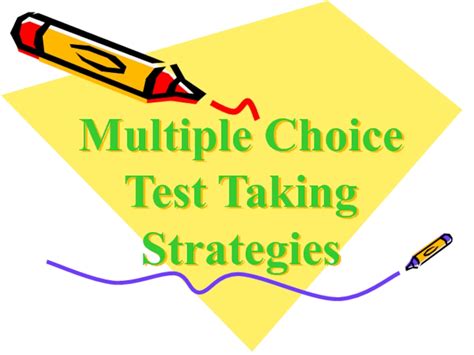 Multiple Choice Test Taking Strategies презентация доклад