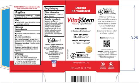 Viaderma Vitastem First Aid Topical Antibiotic