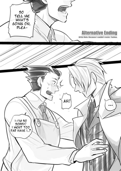 Phoenix Wright X Miles Edgeworth Wrightworth Phoenix Wright Ace Attorney Nico Robin Miles