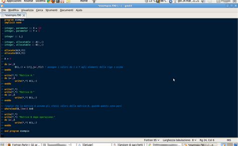 Tecnica Ingegneria Ed Informatica Fortran Parte I Gli Array In Fortran95