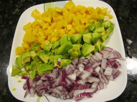Refreshing Mango Avocado Chicken Lettuce Wraps With Peanuts Recipe