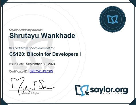 Shrutayu Wankhade On Linkedin Bitcoin Blockchain Cryptography Learningjourney Sayloracademy