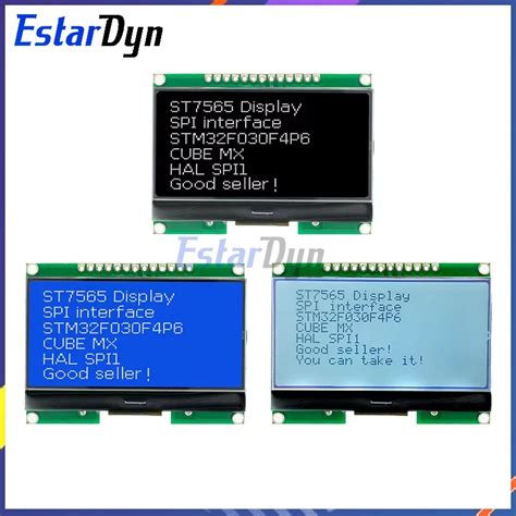 Estardyn Lcd12864 12864 06d 12864 Lcd Module Cog With Chinese Font Dot Matrix Screen Spi