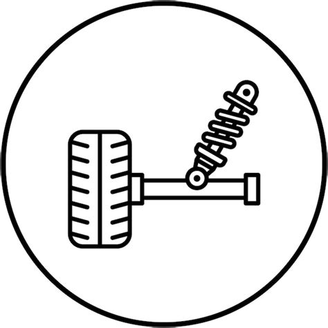 Premium Vector Suspension Icon Vector Image Can Be Used For Auto Racing