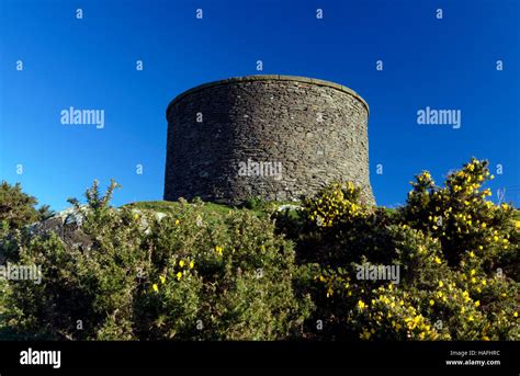 Tower Known As Billy Wynt On The Top Of Y Graig Hill Llantrisant Rhondda Cynon Taf South