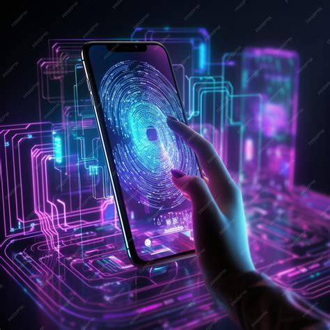 Premium Photo 3d Biometric Security Network Privacy Data Protection