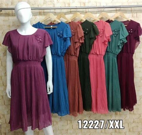 Ladies Knee Length Plain One Piece Dress At Rs 750 Piece वन पीस ड्रेस