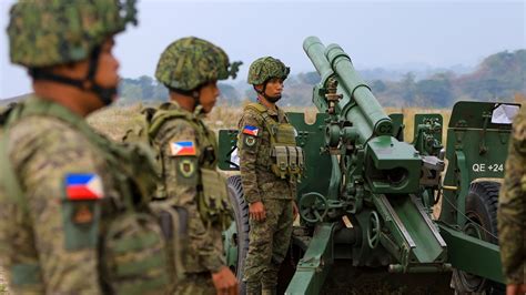 Us And Philippine Forces Fire On Mock Enemy Warship In South China Sea