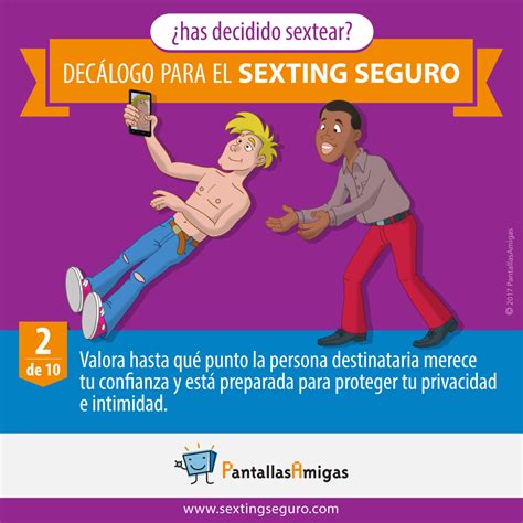 Has decidido hacer sexting Decálogo para sextear con menos riesgos