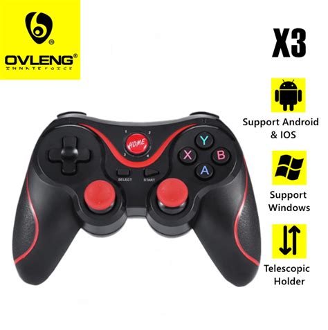 Terios T X Wireless Bluetooth Joystick Controller With Phone Holder For Smartphone Windows