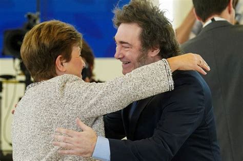 Milei Se Reunió Con Kristalina Georgieva En La Cumbre Del G7 Y Hablaron