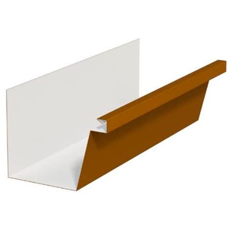 F Style Box Gutter Cinnamon Metals