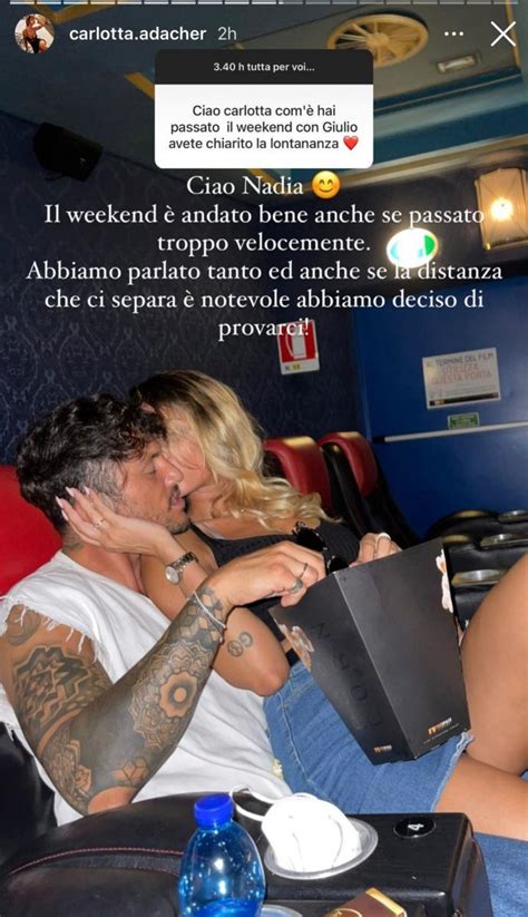 Giulio Raselli Parla Dopo Il Riavvicinamento Con Carlotta Adacher