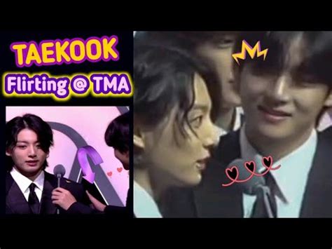 SPOTTED TAEHYUNG Staring Jungkook At The Fact Music Awards