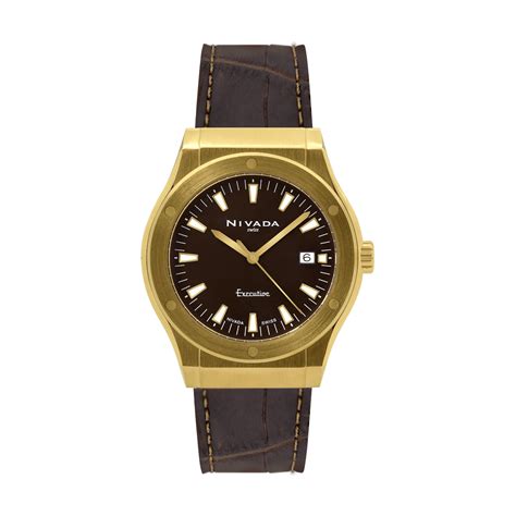 Reloj Nivada Swiss Dama Analógica 3 Manecillas Y Fechador Nivadaswiss