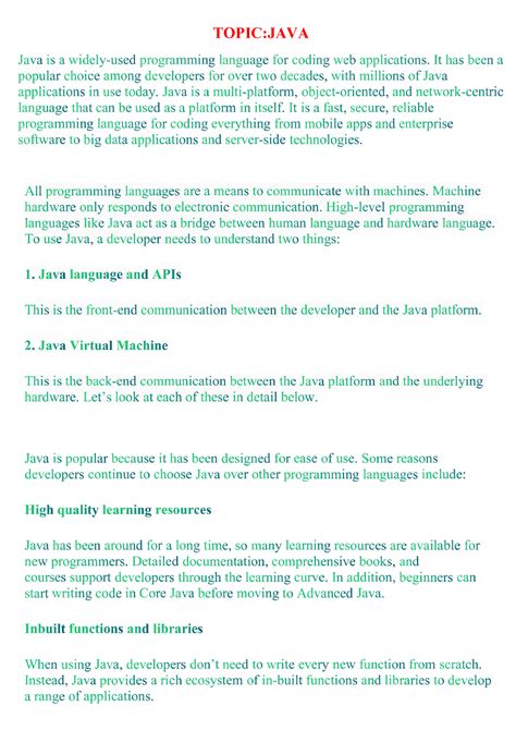 computer lab program bachelore of computer application topic java
