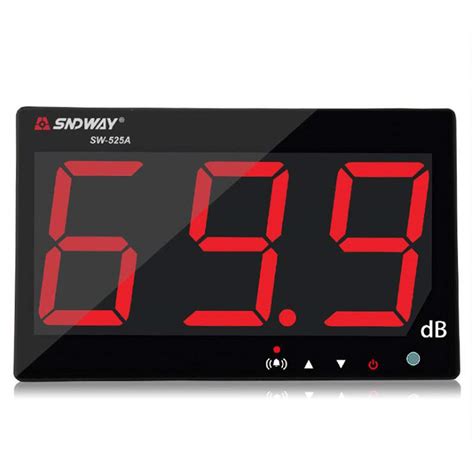 Buy SNDWAY SW 525A 30 130dB Digital Sound Level Meter With Large LCD Display Noise Meter Decibel