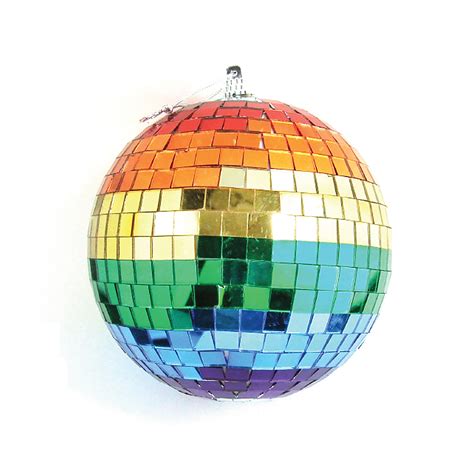 Gaysentials Rainbow Mirror Disco Ball 2″ Phs International