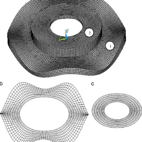 the uniform planar mesh method a mode shape on the irregular mesh