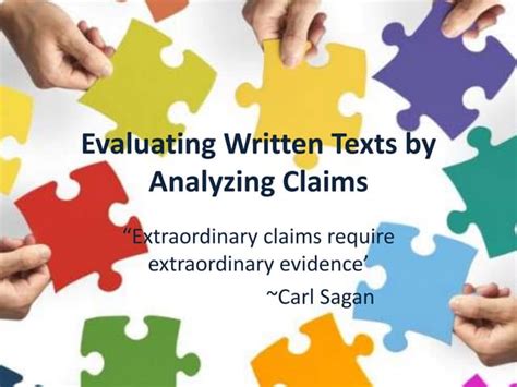 L2 Evaluating Written Texts By Analyzing Claims Pptx