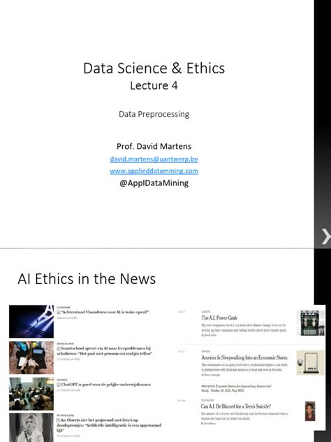 Data Science Ethics Lecture 4 Discrimination And Privacy In Data Preprocessing Re