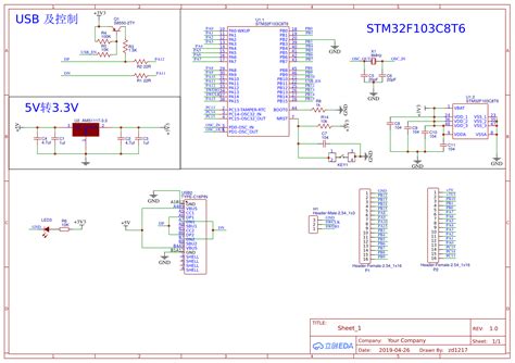 Typec Stm32 嘉立创eda开源硬件平台