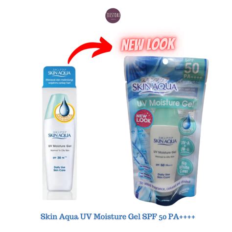 Jual Skin Aqua Uv Moisture Gel Spf 50 Pa 40 Ml Shopee Indonesia