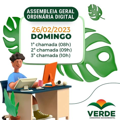 Convocação Assembleia Geral Ordinária 26022023 Condominio Verde