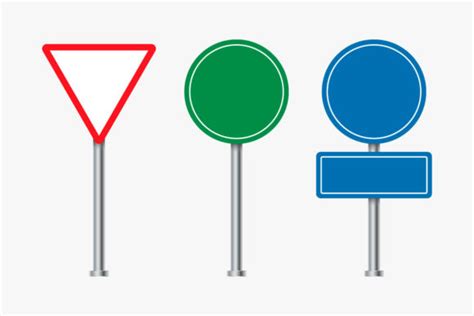 Blank Road Sign Clip Art