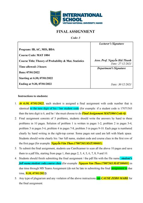 final assignment mat1004 code 3 1 final assignment code 3 program