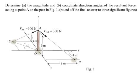 Answered Determine A The Magnitude And B Bartleby