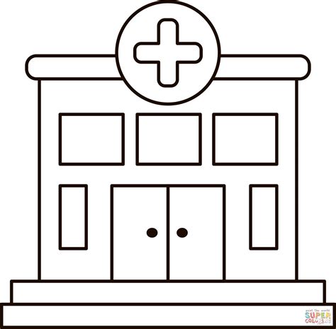 Hospital Coloring Pages