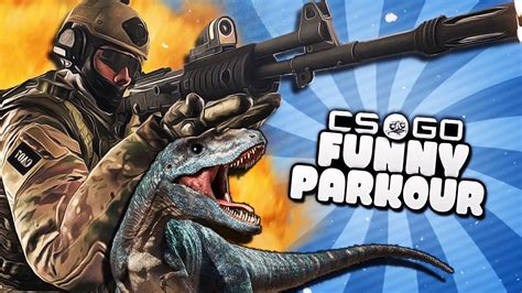 CSGO Parkour Map FUN Dino Sex With The GoonSquad Custom Game Funny Moments Whos Chaos