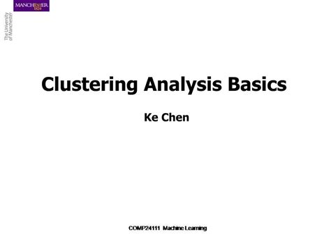Ppt Clustering Analysis Basics Powerpoint Presentation Free Download