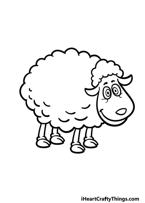 How To Draw A Cartoon Lamb Documentride5