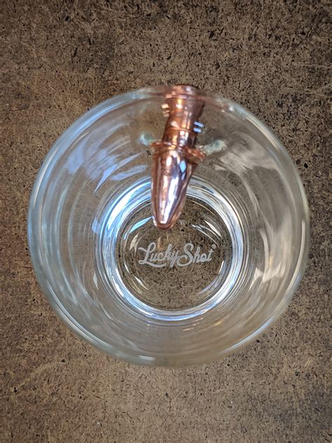 Lucky Shot Bullet Shot Glass Regimental Quartermaster