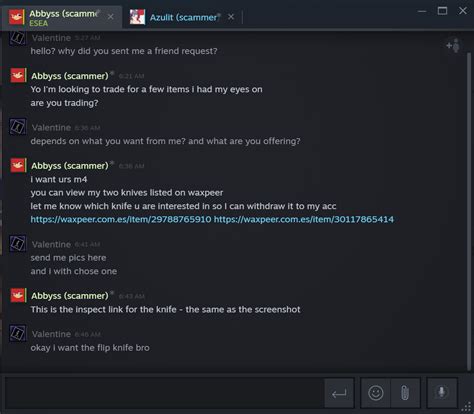 Some Scammers Tried To Api Scam Me Today Rsteamscams