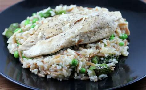 Chicken With Rice And Spring Vegetables Recipe Cullys Kitchen