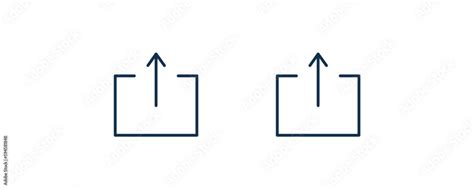 Export Button Icon Outline And Filled Export Button Icon From User