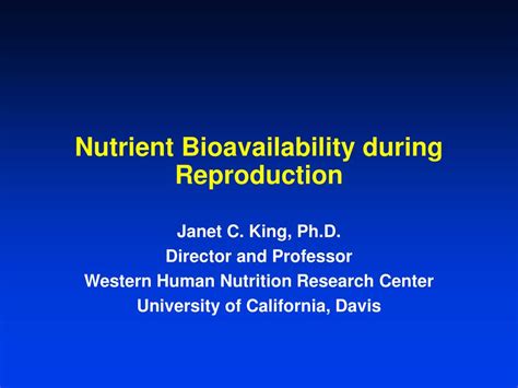 Ppt Nutrient Bioavailability During Reproduction Powerpoint Presentation Id 121700