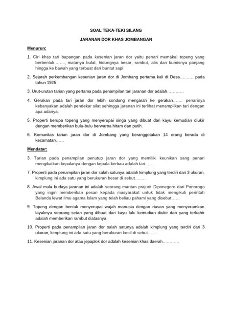 Soal Tts Pdf