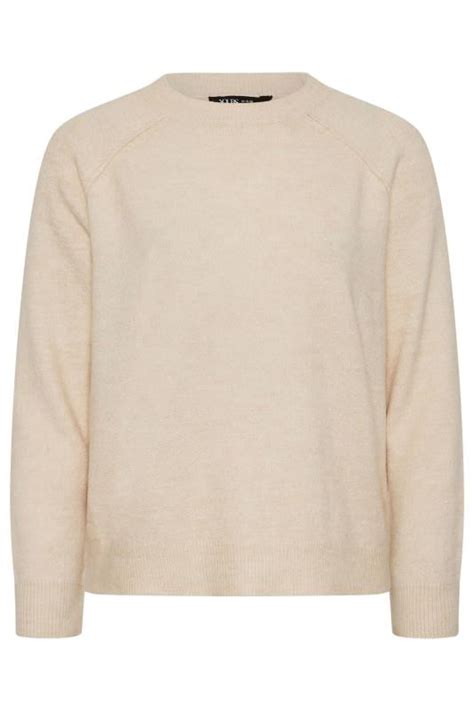 Yours Plus Size Cream Soft Touch Knitted Jumper Yours Clothing
