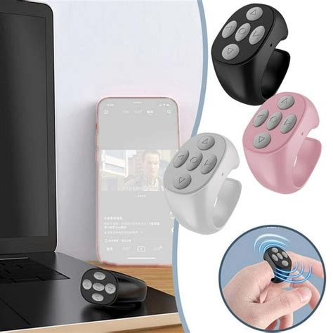 Rojia Wireless Bluetooth Remote Control Ring Remote Scrolling Ring