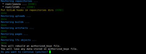 Gitlab备份迁移恢复和升级 腾讯云开发者社区 腾讯云