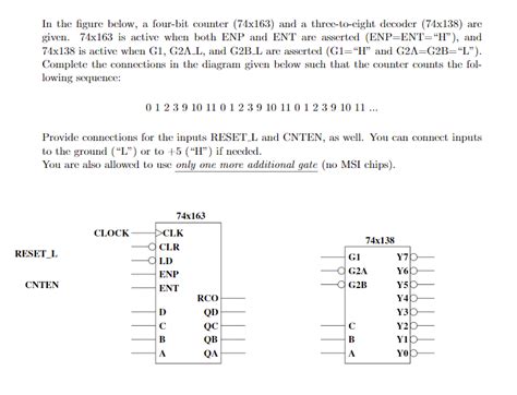 Solved In The Figure Below A Four Bit Counter X And Chegg Com
