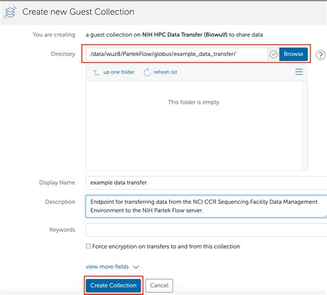 Transfer Data To Partek Flow Server Using Globus Getting Started With Partek Flow