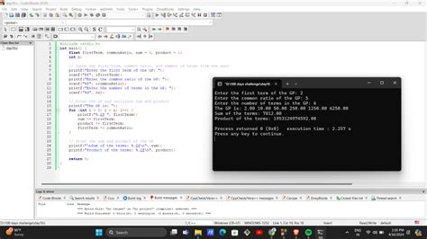 Day 1 Of 100daysofcode Exploring Geometric Progressions Harry Jindal Posted On The Topic