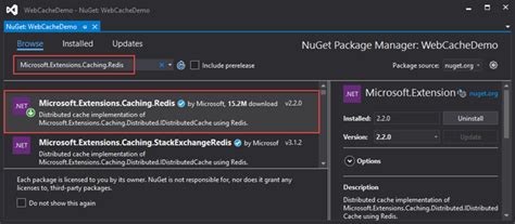 Using Distributed Redis Cache With ASP NET Core Tutexchange
