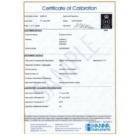 Calibration Certificate By At Jenny Mcnear Blog